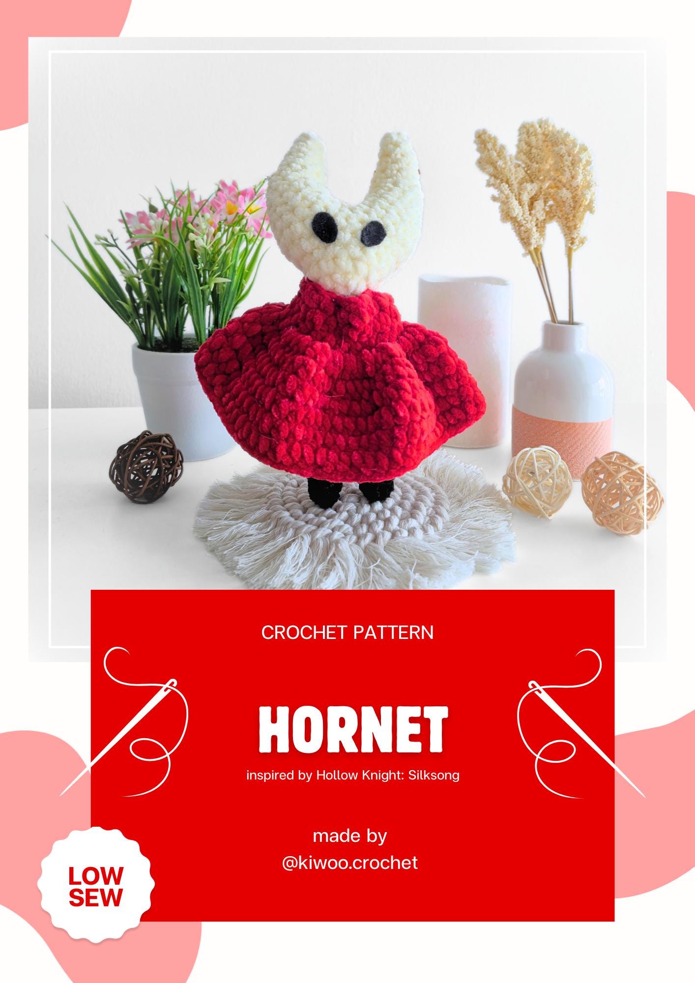 Hornet Inspired Bug | Silksong Amigurumi | PDF Crochet Pattern | Gamer ...