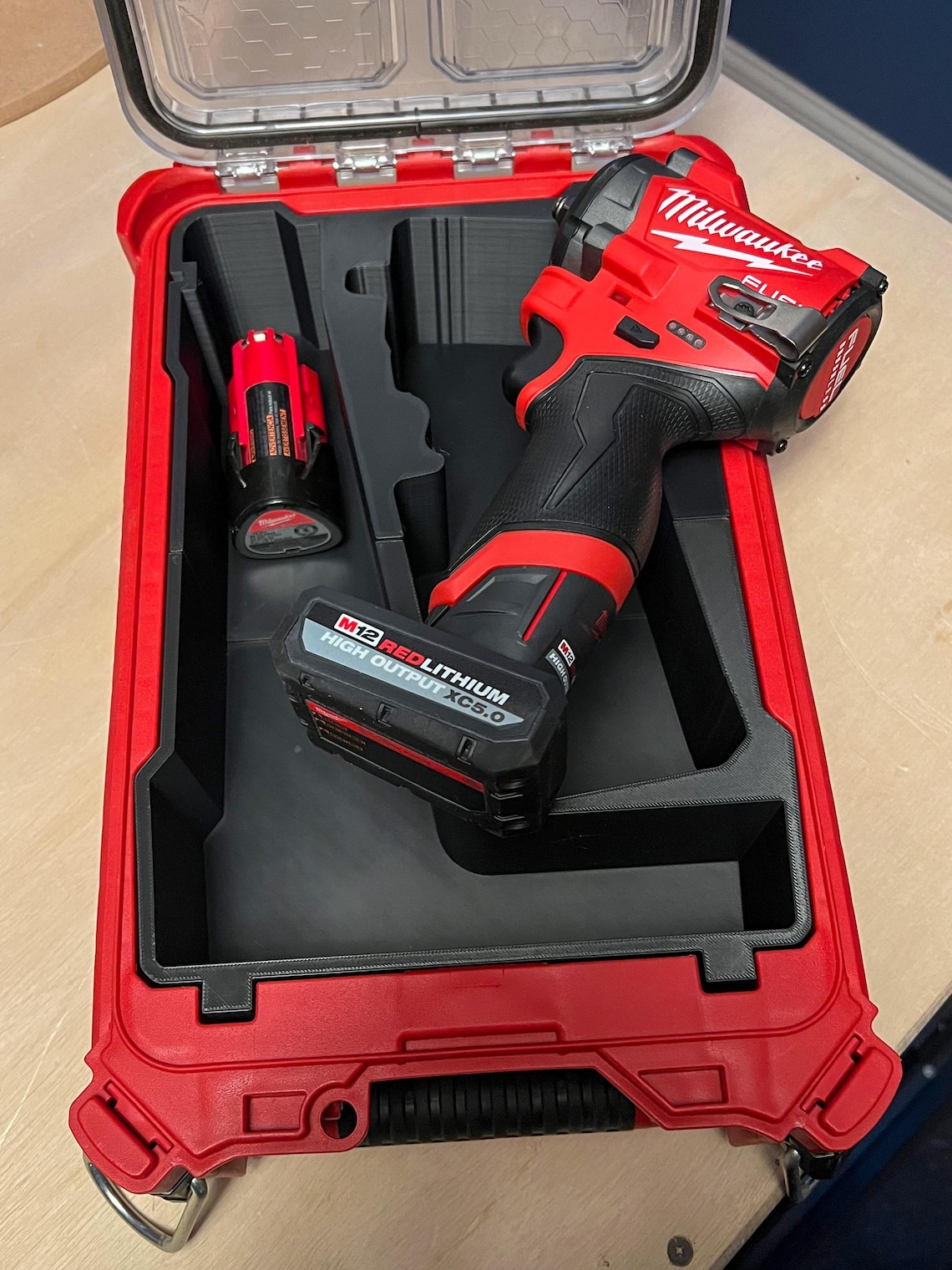 Milwaukee M12 Stubby Gen2 Impact 3/8" & 1/2" Packout Insert | Model ...