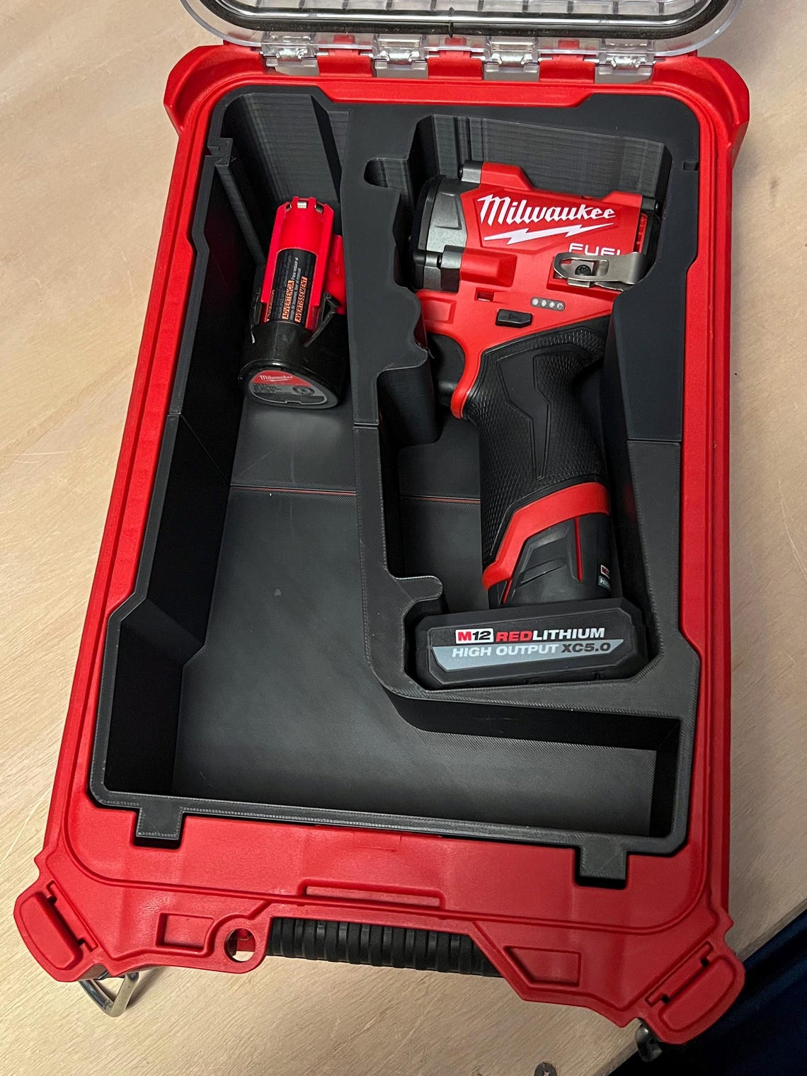 Milwaukee M12 Stubby Gen2 Impact 3/8" & 1/2" Packout Insert | Model ...
