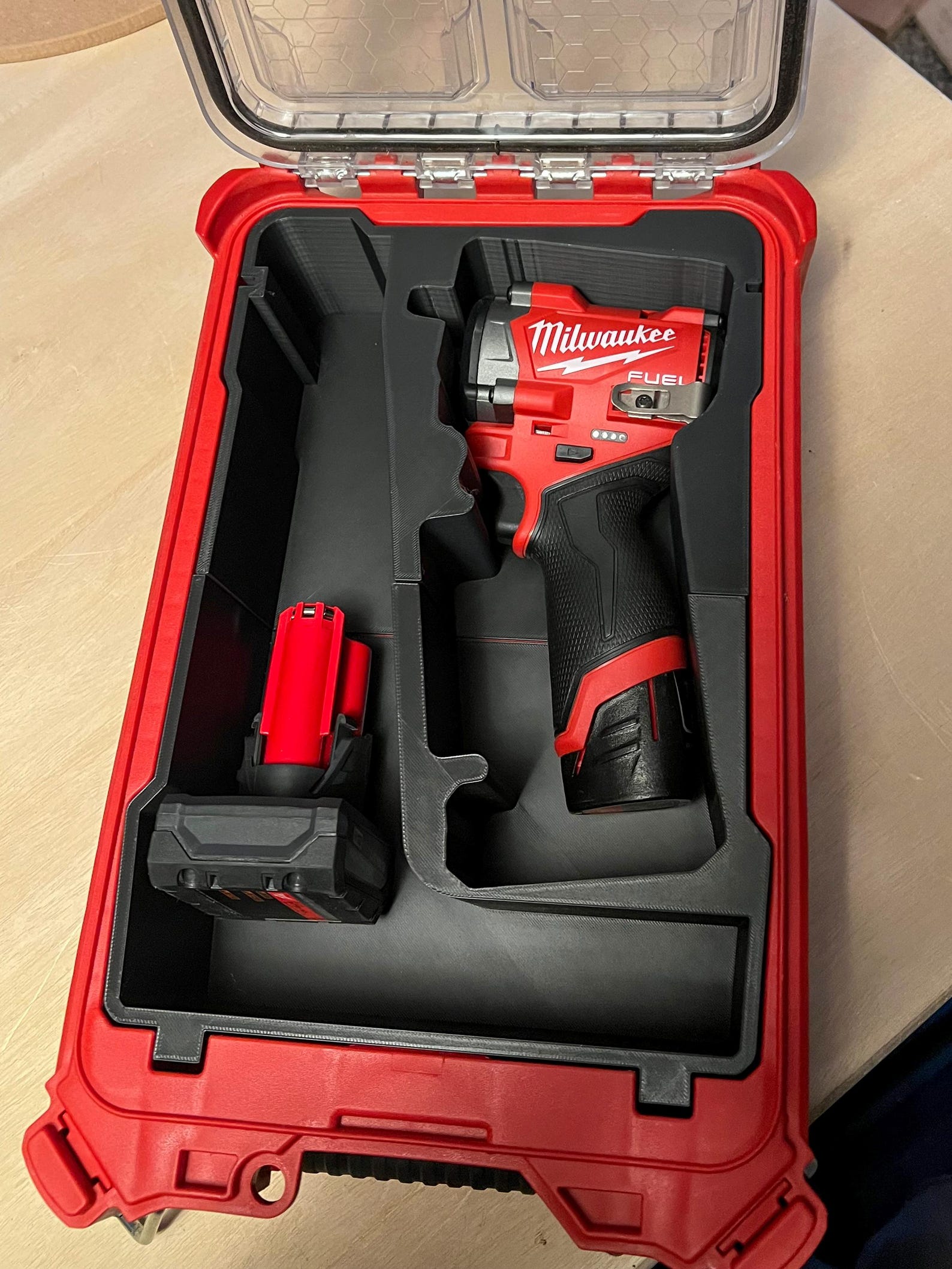 Milwaukee M12 Stubby Gen2 Impact 3/8" & 1/2" Packout Insert | Model ...