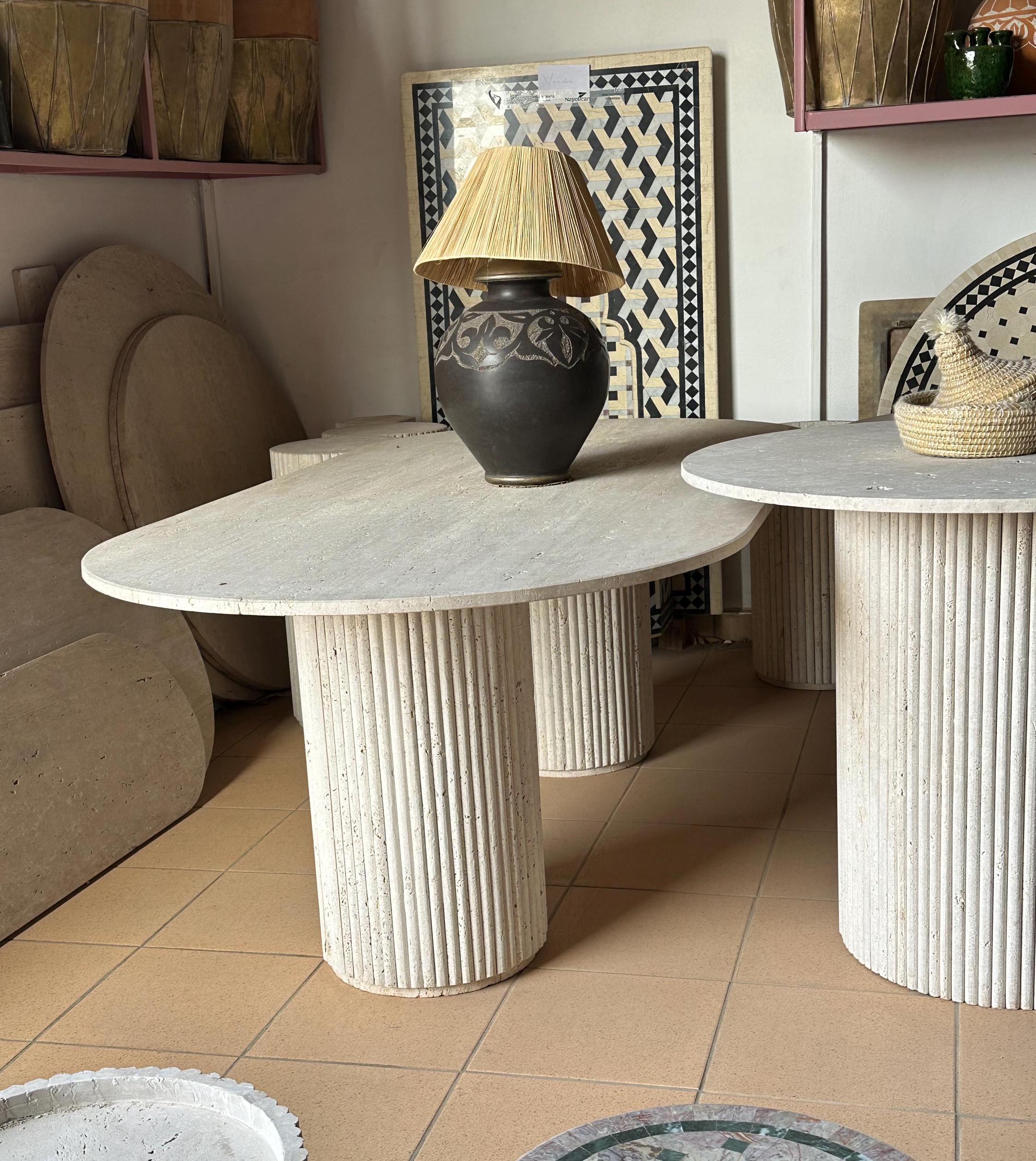 Travertine Table - Etsy
