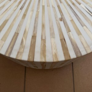 Bone Inlay Coffee Table, Handmade Bone Inlay Coffee Table, - Etsy