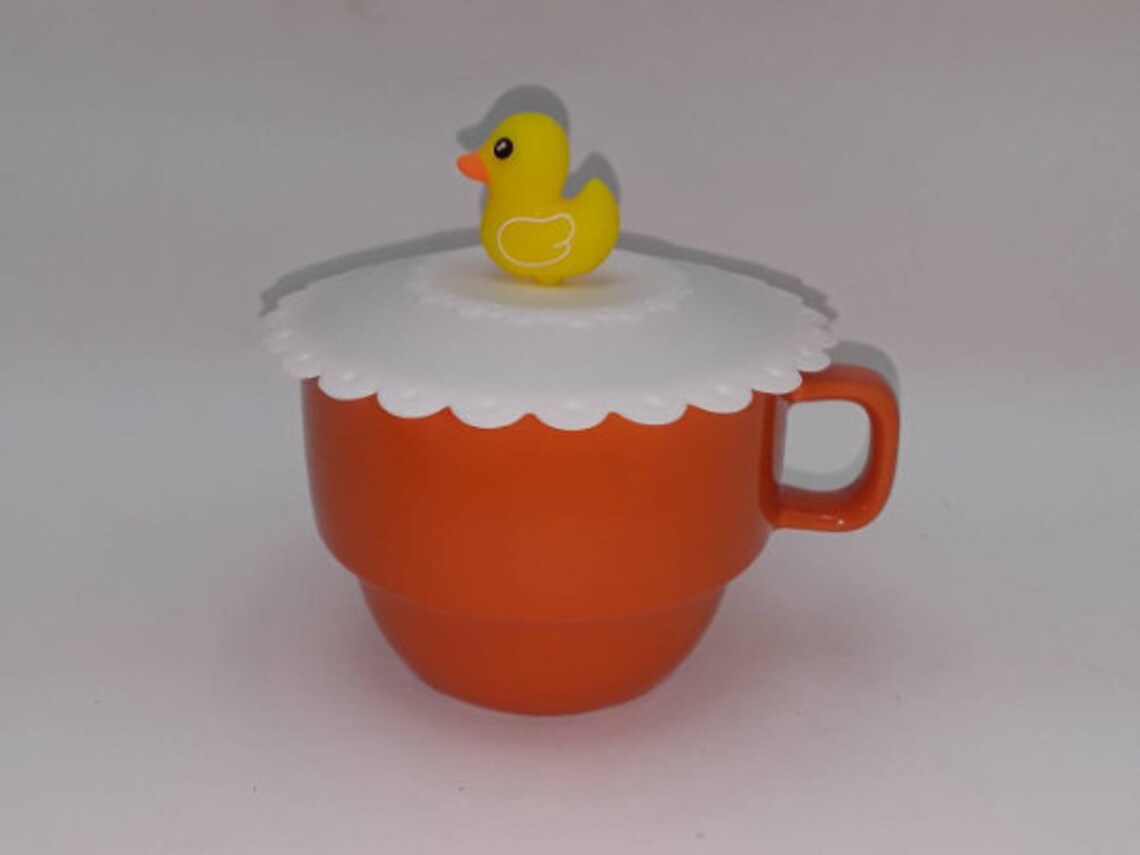 Yellow Rubber Ducky Silicone Coffee Mug Drinking Glass Tea Cup | Etsy