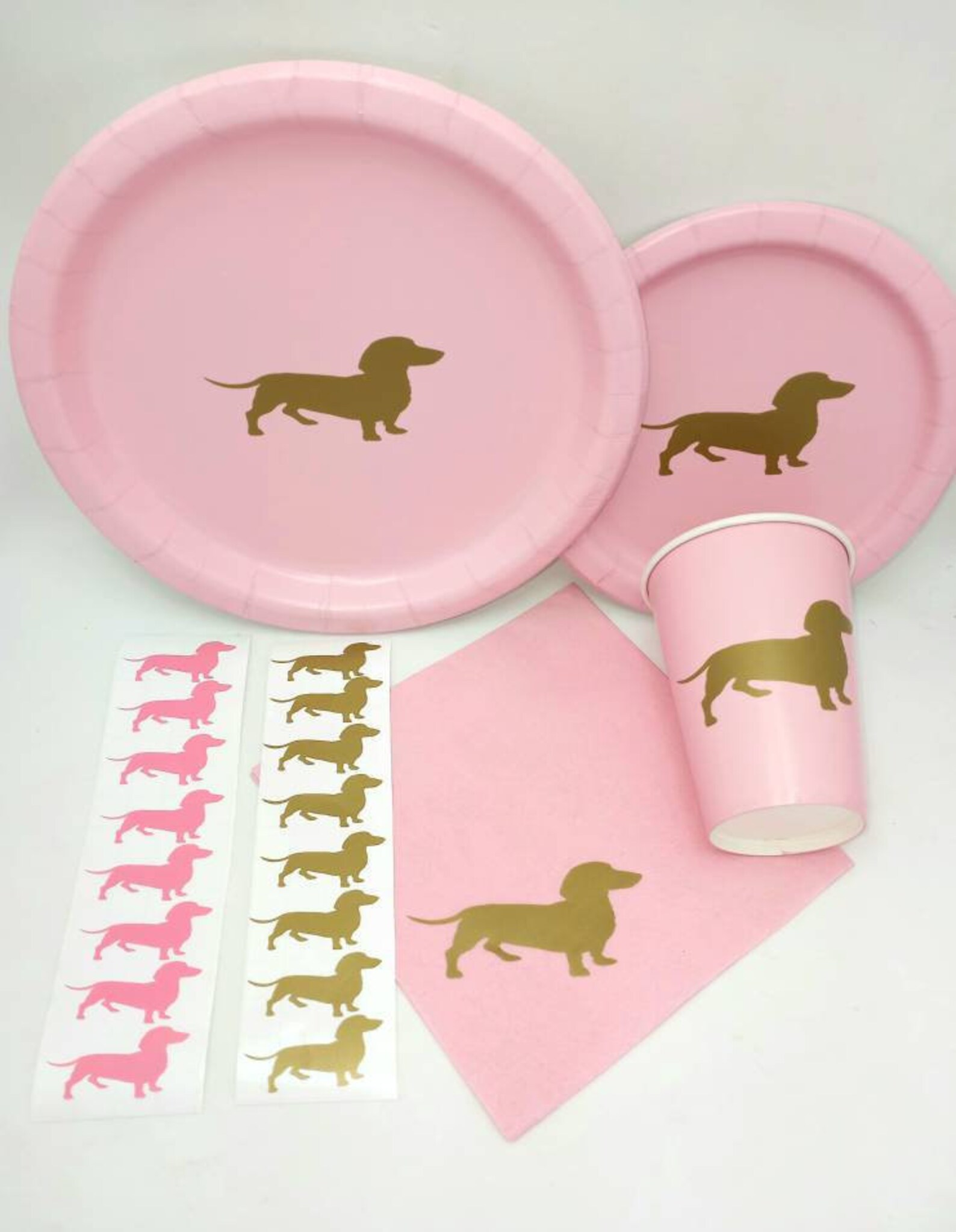 Dachshund Wiener Dog Party Supplies Paper Plates Napkins Cups - Etsy
