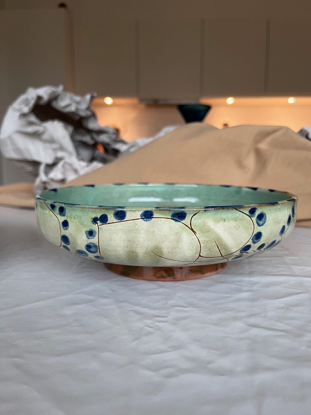 Egyptian Handmade Ceramic Deep Plate - Etsy