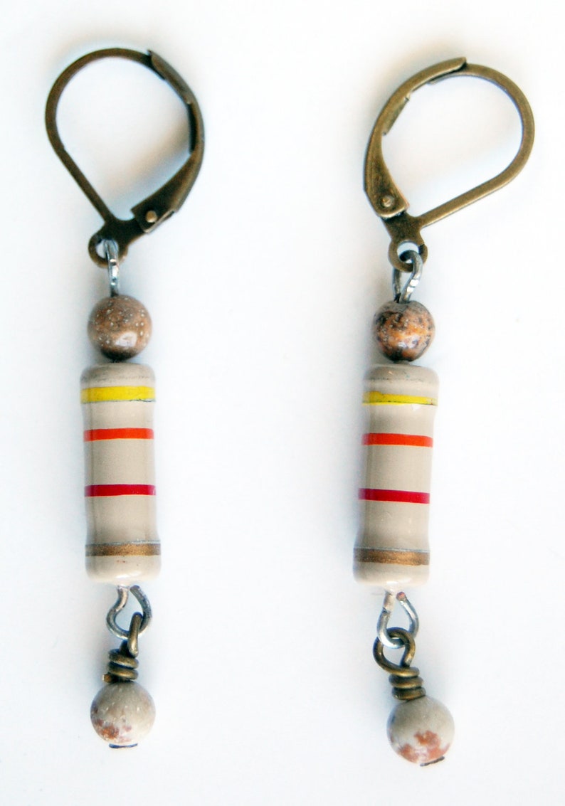 Upcycled Resistor Earrings Your Choice of Styles, Technology Jewelry ...