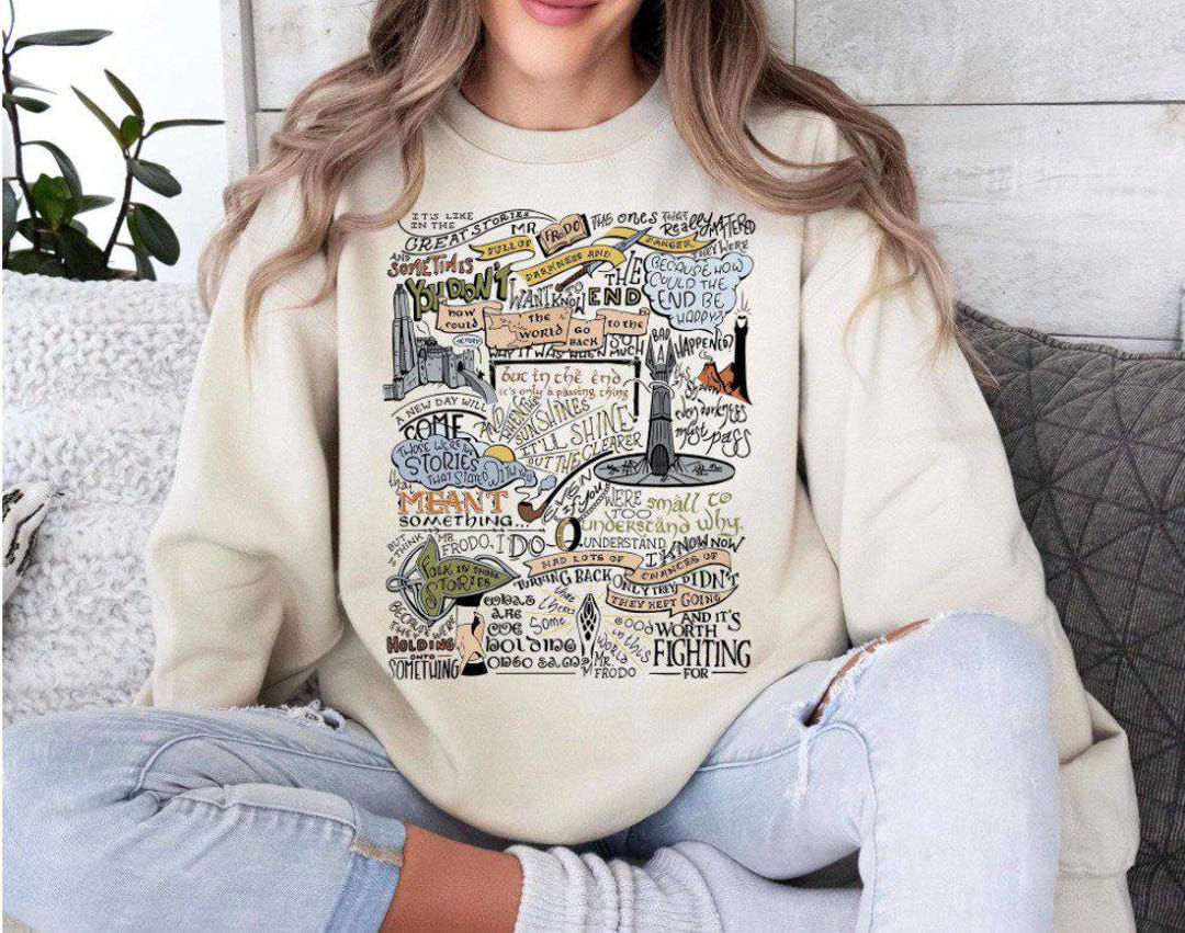 TLOTR LOTR Shirt, Sam's Speech Sweatshirt, Lord, Rings Tee, the Hobbit ...