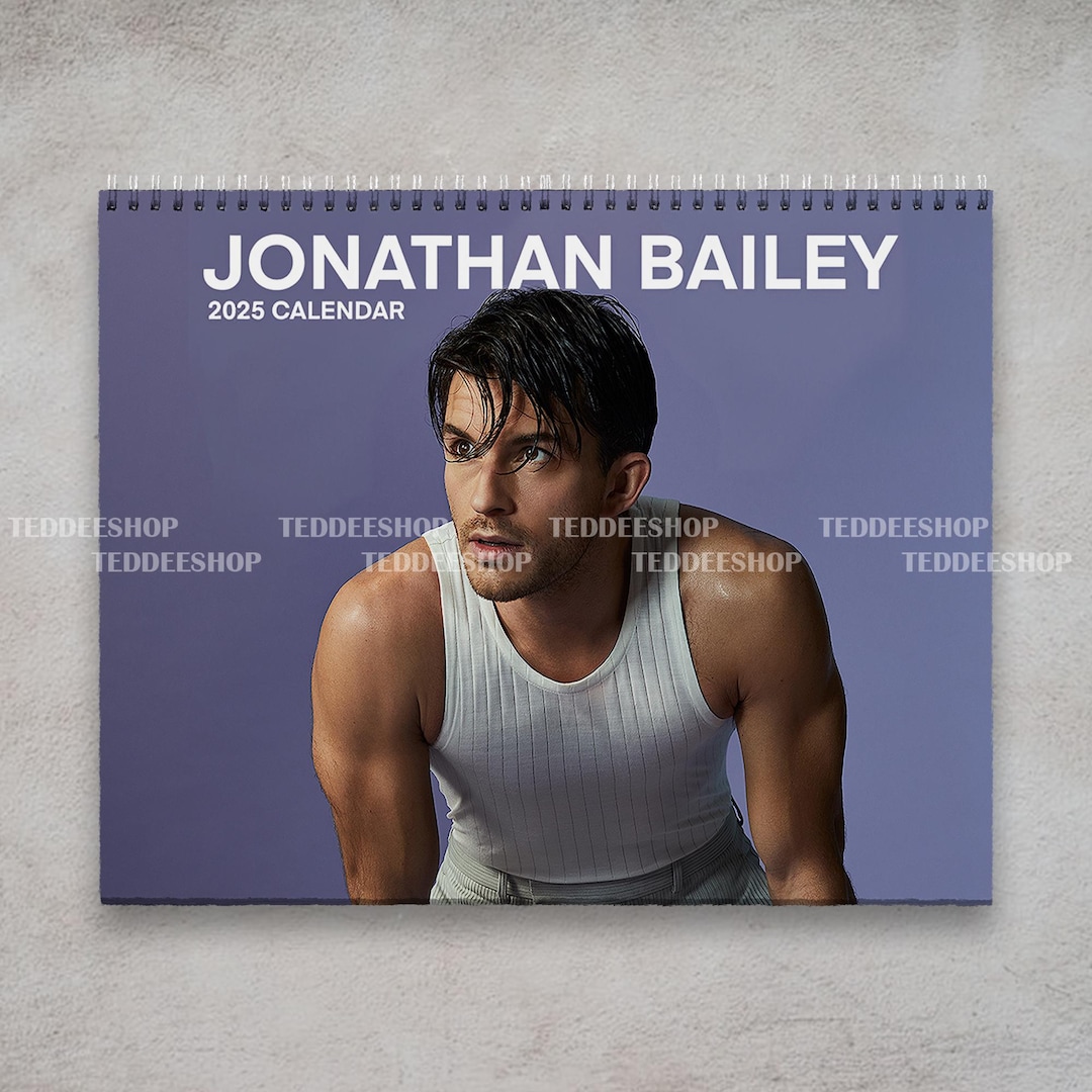 Jonathan Bailey 2025 Calendar, Wall Calendar 2025, Planner 2025 ...