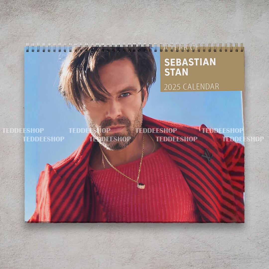 Sebastian Stan Calendar 2025 Home Decor, Office Decor, Sebastian Stan ...