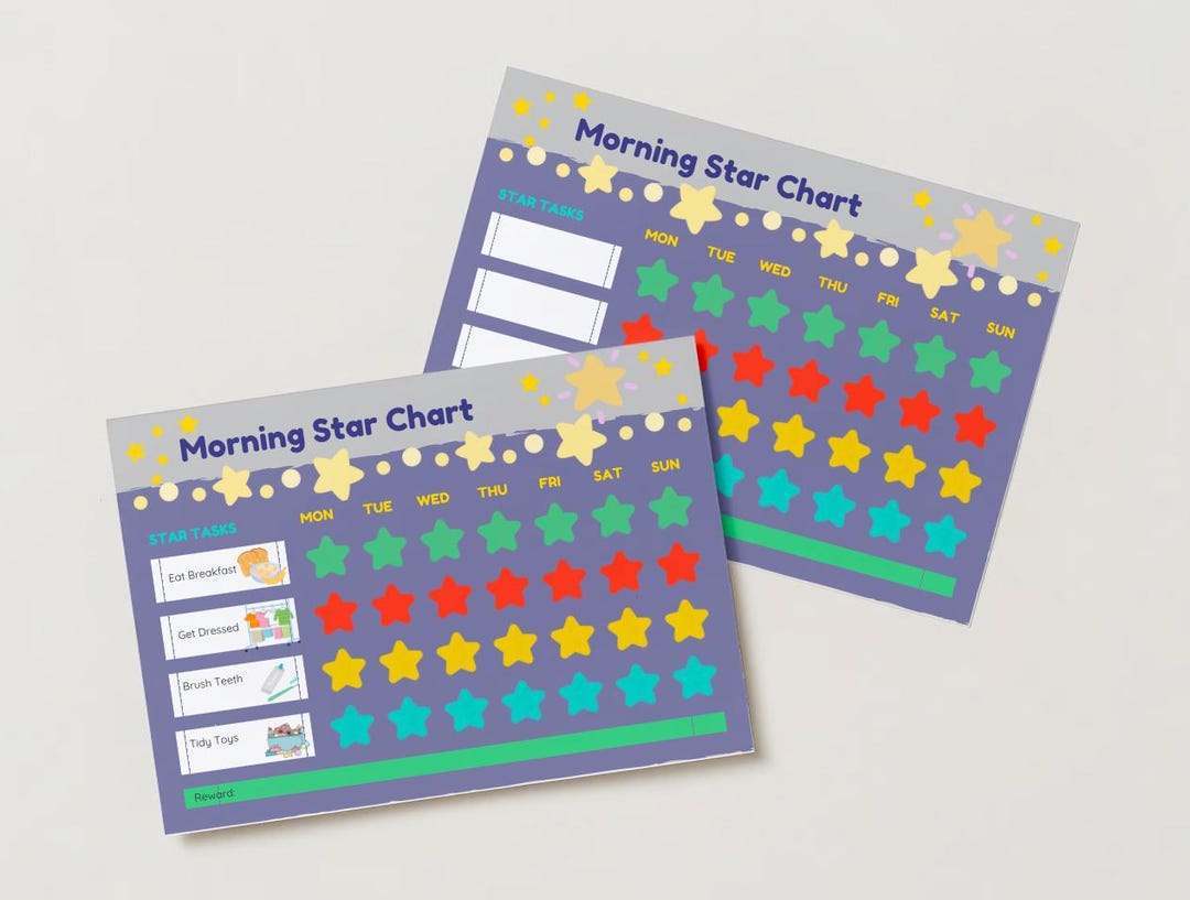 Printable Morning Routine Chart for Preschoolers – Instant Download! - Etsy