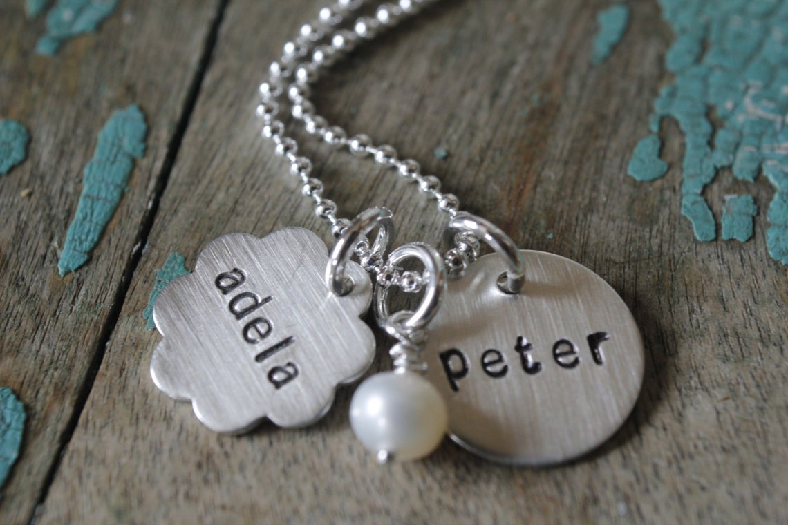 Personalized Jewelry Name Charms Personalized Gift for Mom - Etsy