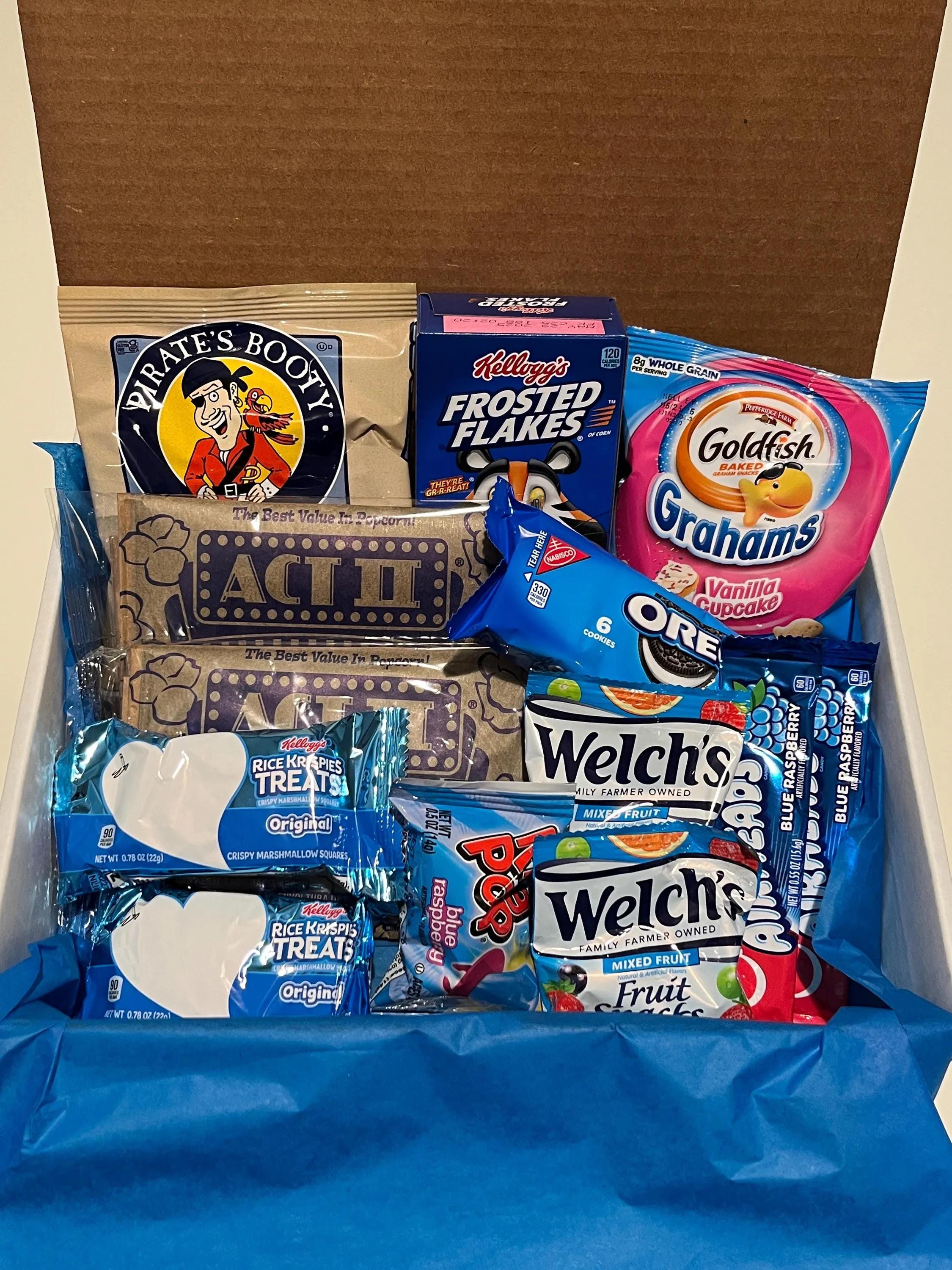 Out of the Blue Snack Box College Care Package for Him for Her ...