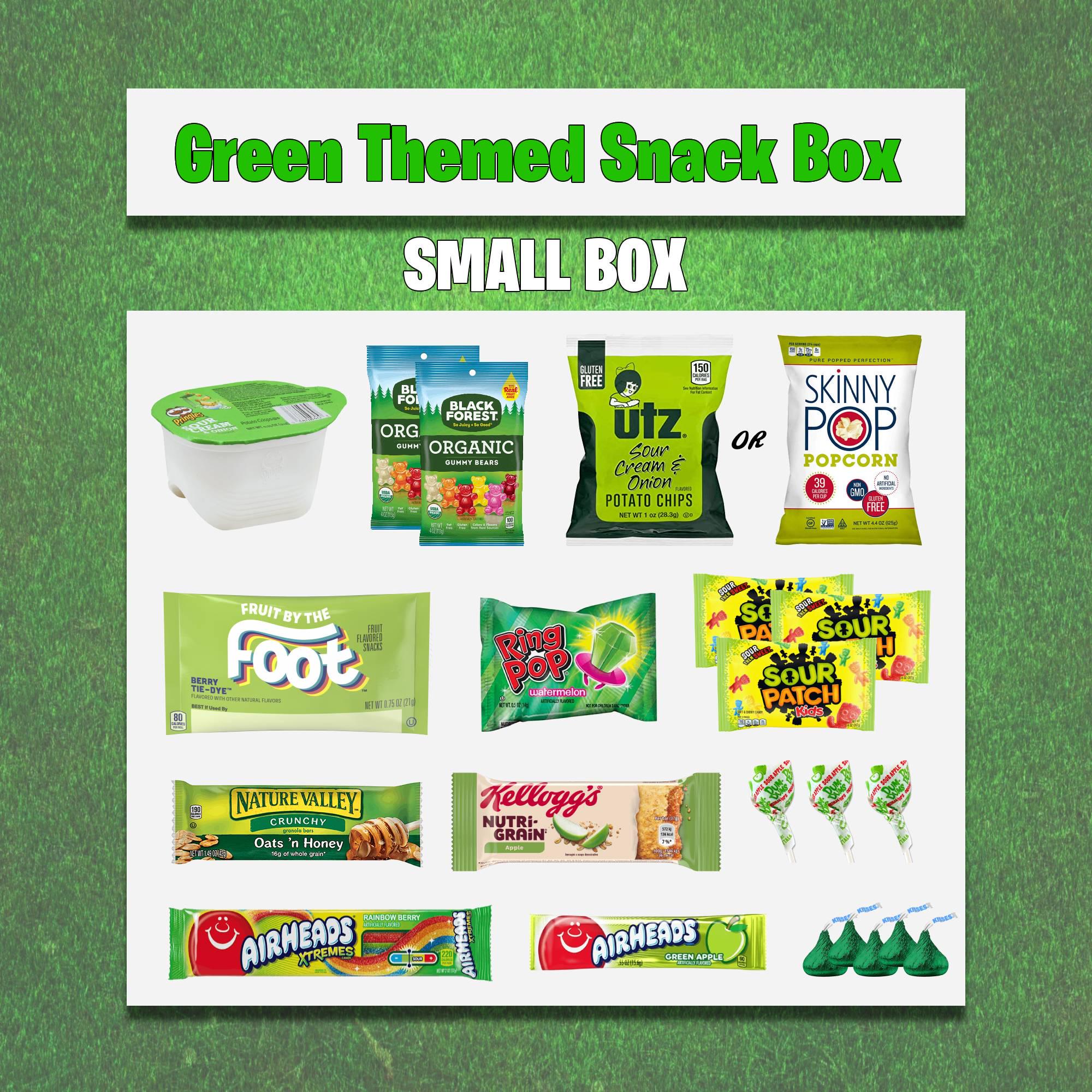 Green Snack Box & Green Gift Box - Green Gifts Gift Basket | Green ...