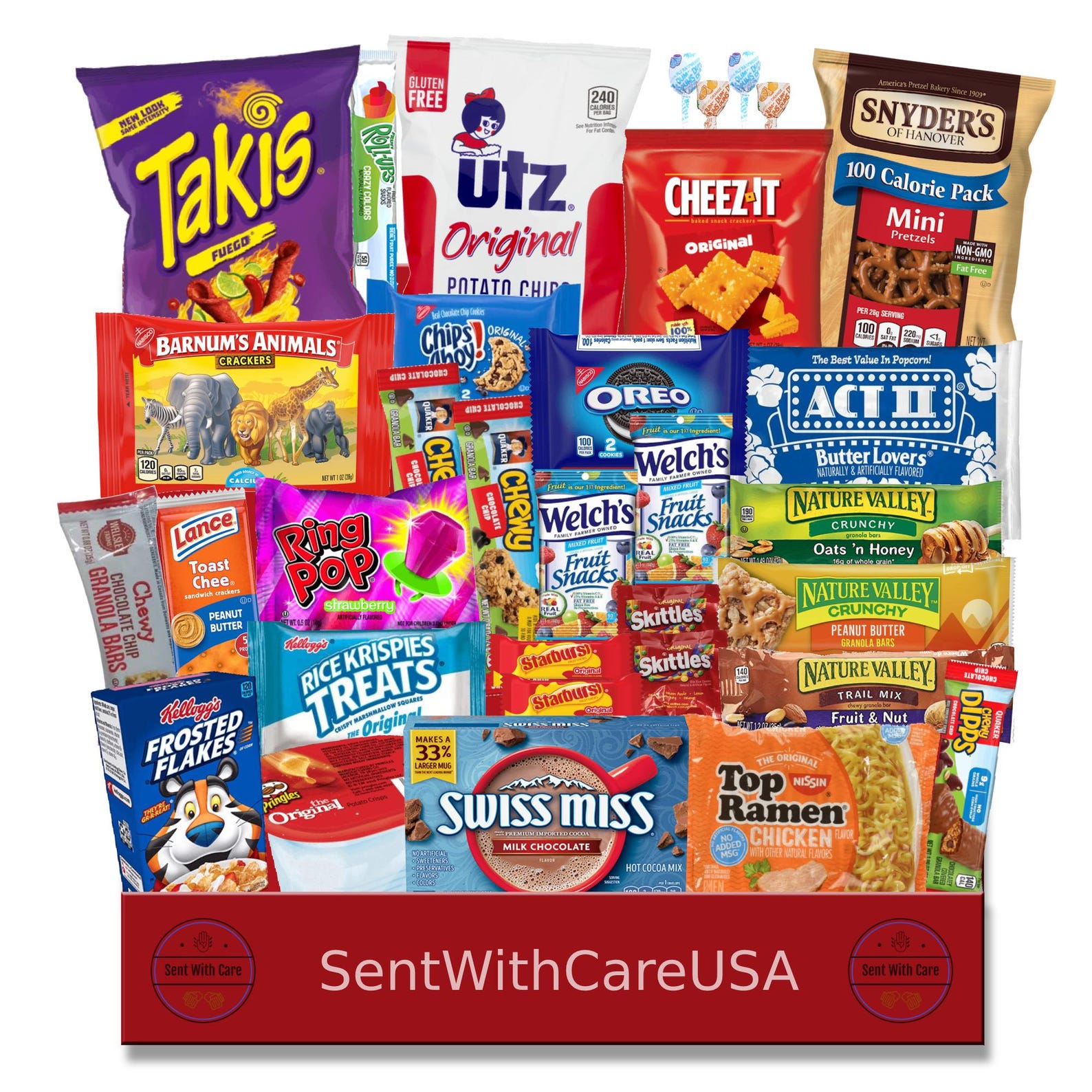 Snack Care Package & Snack Box | American Snack Box Candy Box | College ...