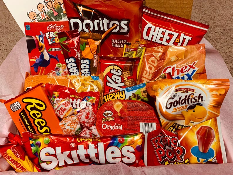 Out of the Blue Snack Box College Care Package for Him for Her ...