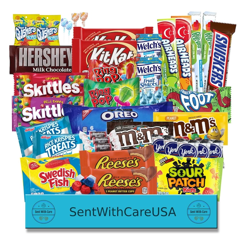 Birthday Snack Candy Box - Etsy