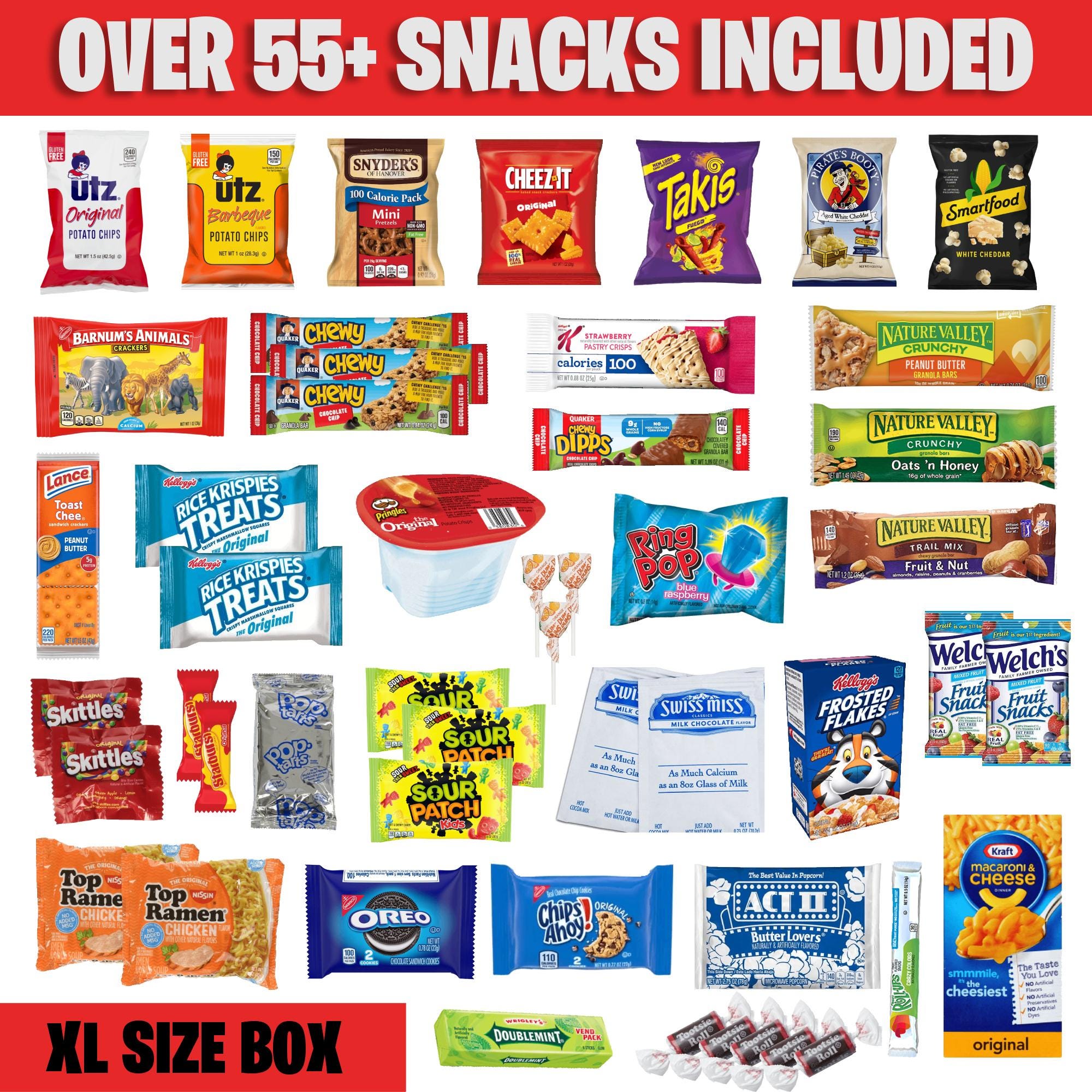 College Survival Kit | Student Snack Box | College Care Package | Gift ...