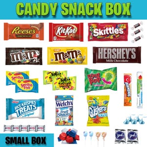 Ultimate Candy Box Gift Box | American Candy Snack Box College Care ...