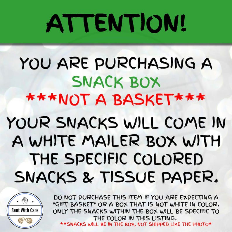 Green Snack Box & Green Gift Box - Green Gifts Gift Basket | Green ...