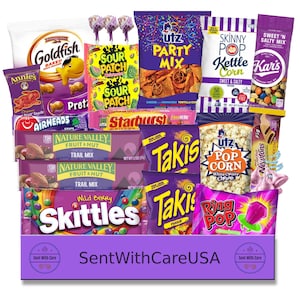 Purple Gift Box Purple Snacks | Purple Snack Box & Snack Care Package ...