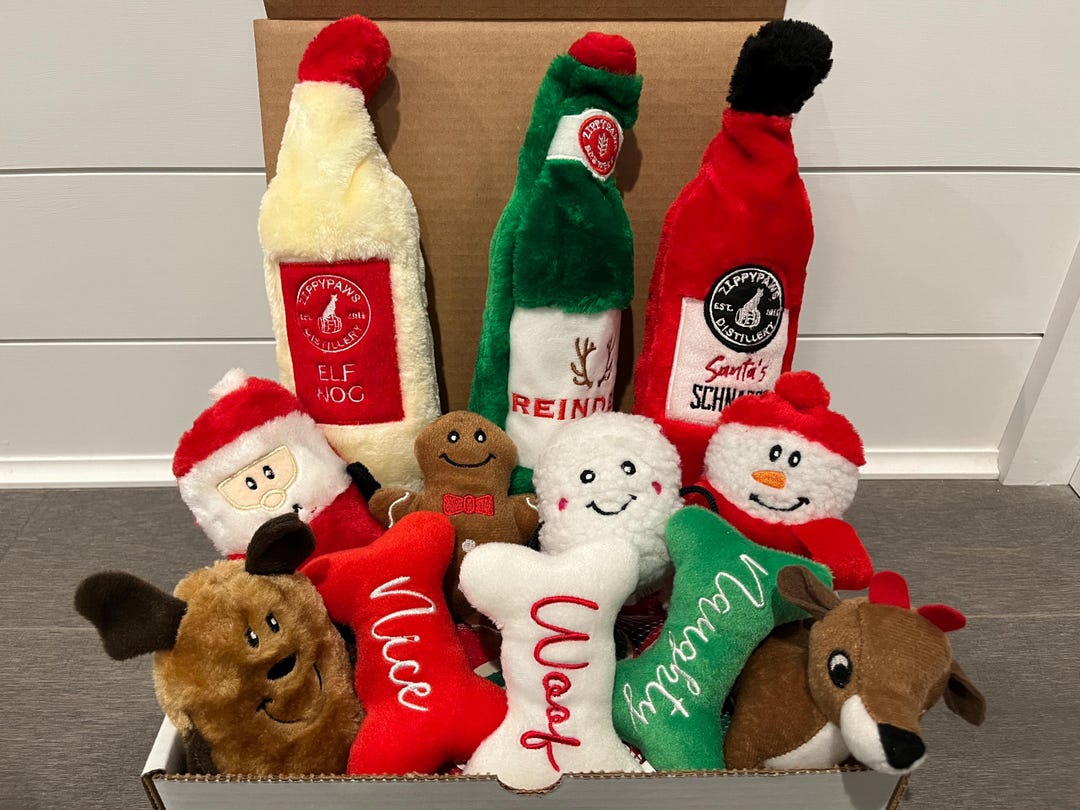 Christmas Dog Box & Holiday Dog Toy Box | Dog Gifts With Premium Dog ...