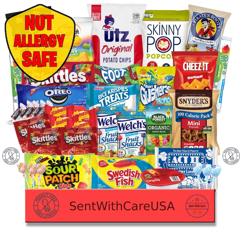 College Snack Gift Box - 60+ Gift Ideas for 2025