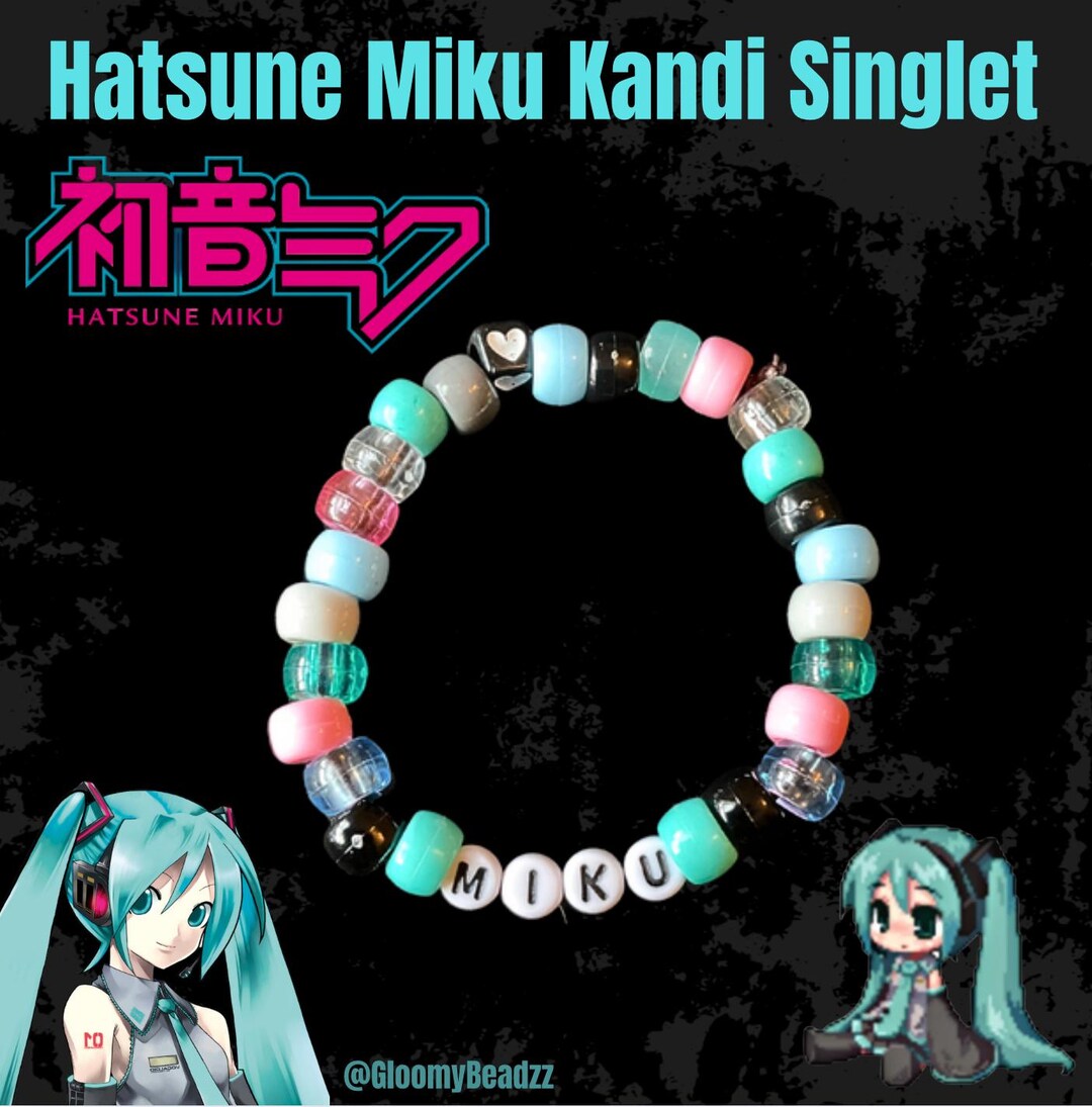 Hatsune Miku Anime Kandi Single - Etsy
