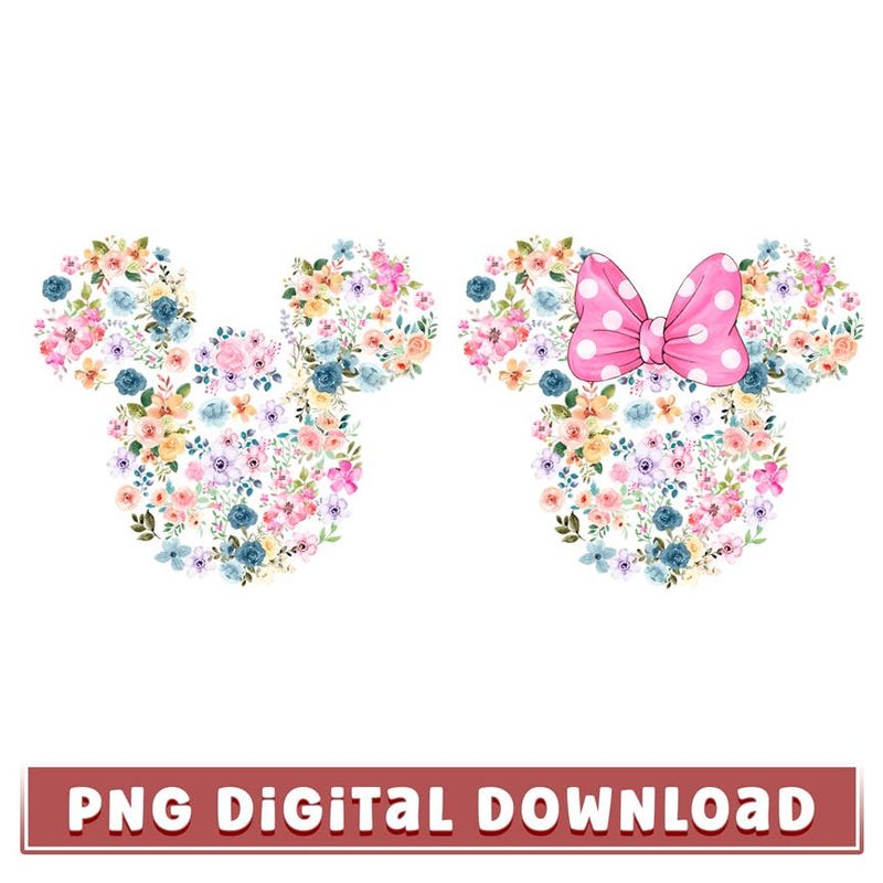 Minnie Flower Svg - Etsy
