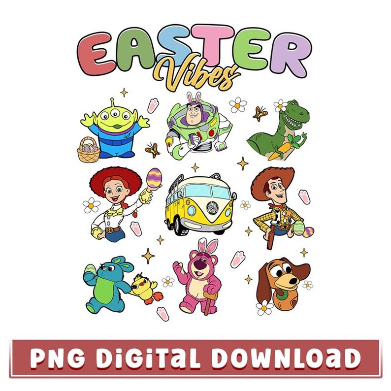 Toy Story Easter Vibes PNG, Disneyland Toy Story Buzz Lightyear Easter ...
