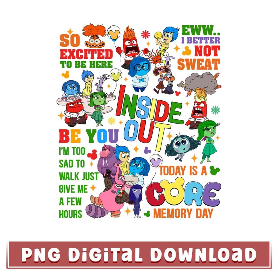 Meet the Emotions Inside Out PNG, Emotions Inside Out Characters Png ...