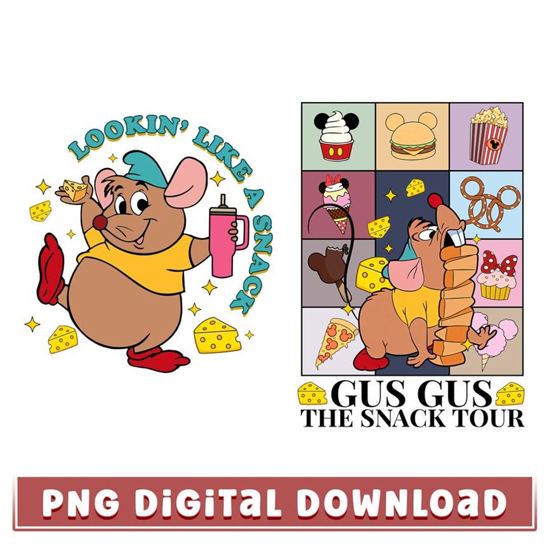 Disneyland Looking Like A Snack Gus Gus PNG, Gus Gus the Snack Tour Png ...