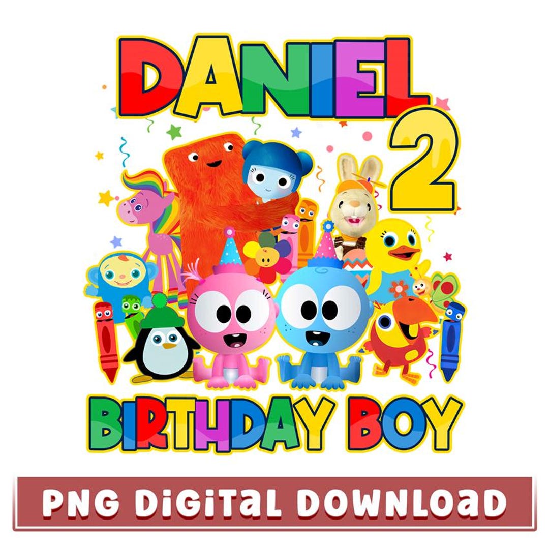 Baby First TV PNG, Personalized Baby First TV Family Birthday Png ...