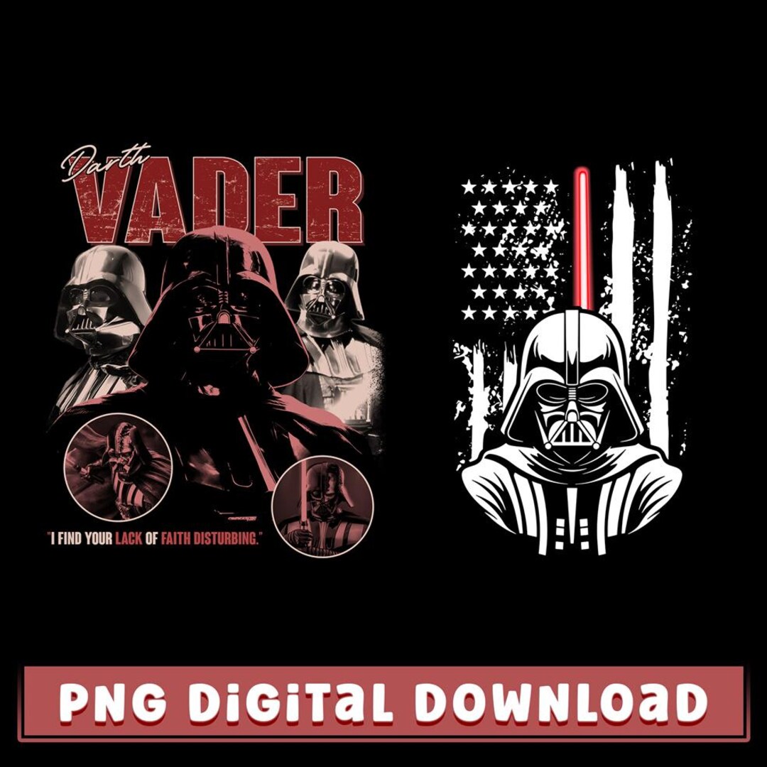 Darth Vader American Flag PNG, Starwars Png, Anakin Skywalker Png ...