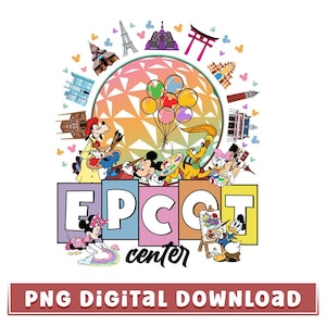 Disneyland Epcot Center Mickey and Friends Artist PNG, Disneyland Epcot ...