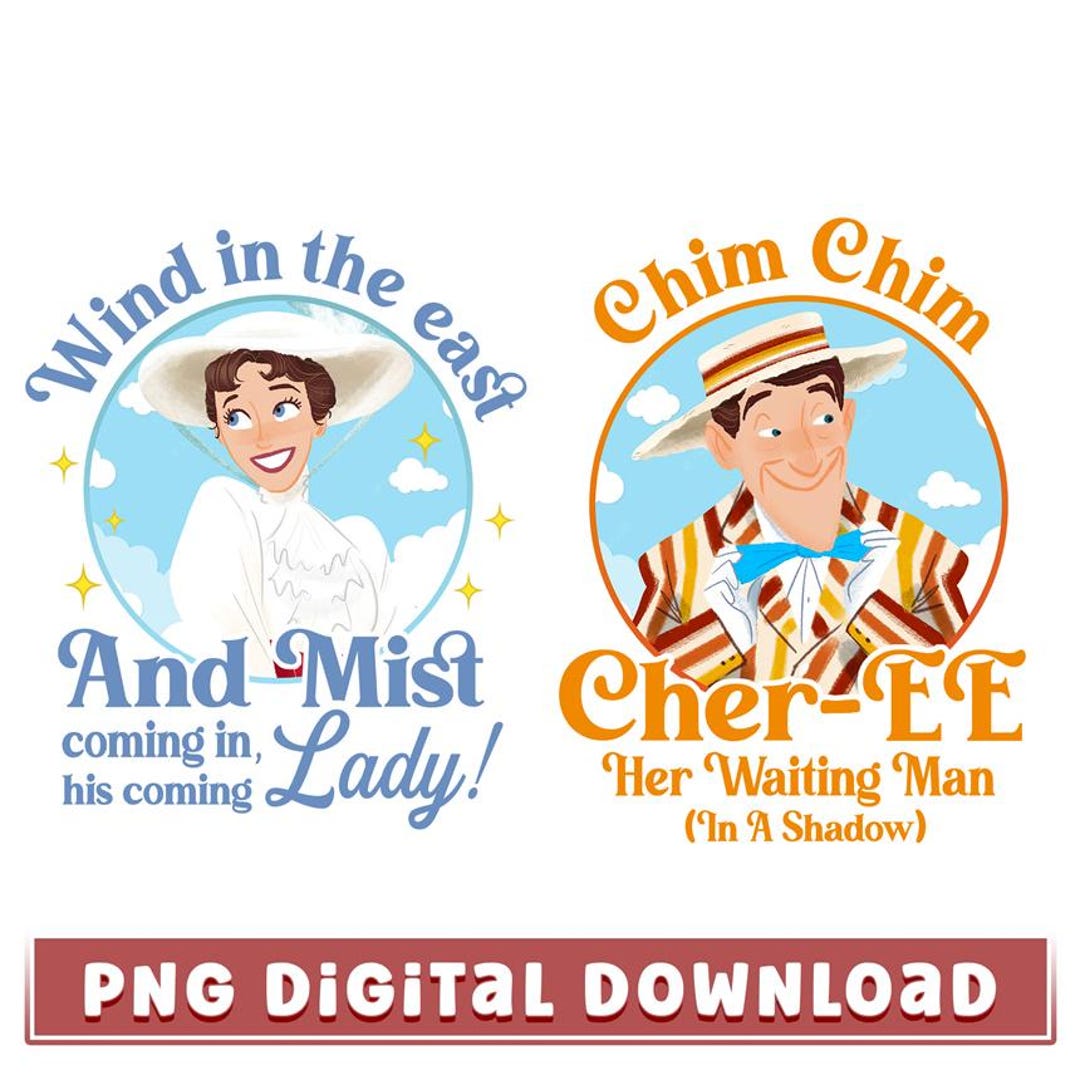 Mary Poppins and Bert Couple PNG, Practically Perfect Chimney Sweep Png ...