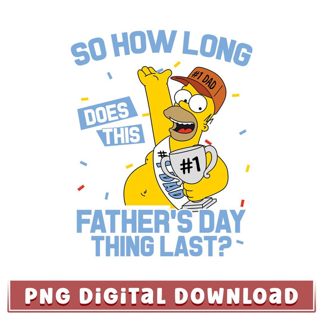 Homer Simpson Father's Day PNG, Homer Simpson Png, the Simpson Dad Png ...