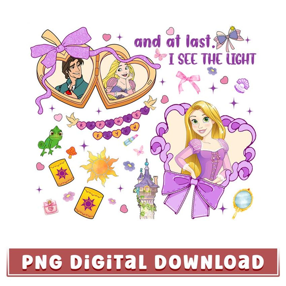 Disneyland Princess Magical Mirror Heart Bow PNG, and at Last I See the ...