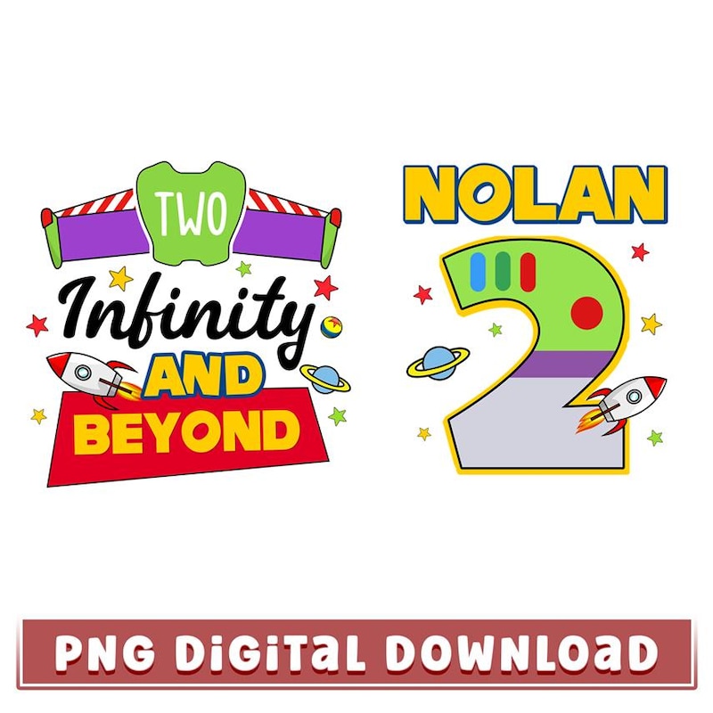 Two Infinity and Beyond Birthday - Etsy