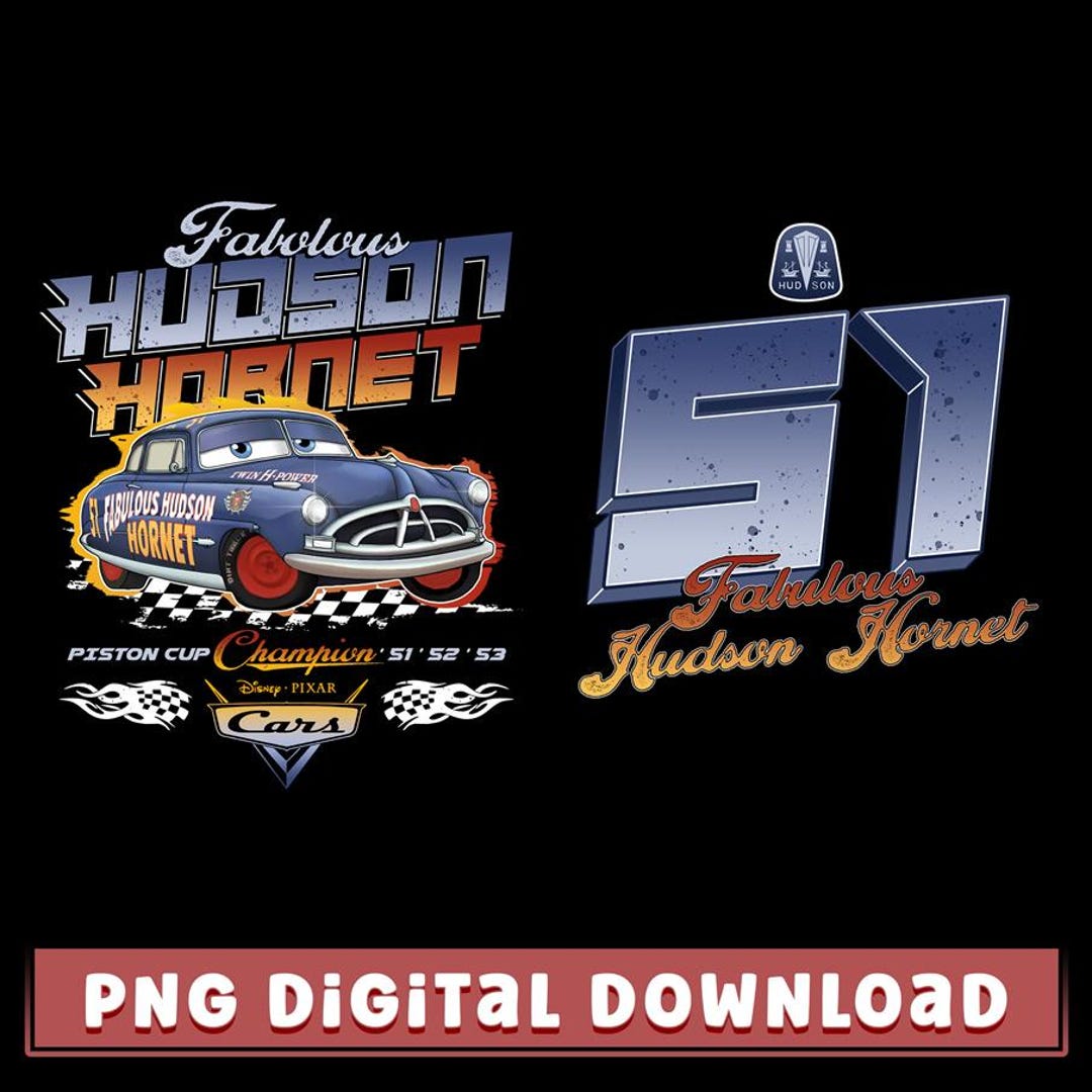 Disneyland Cars Doc Hudson PNG, Disneyworld Doc Hudson 51 the Fabulous ...