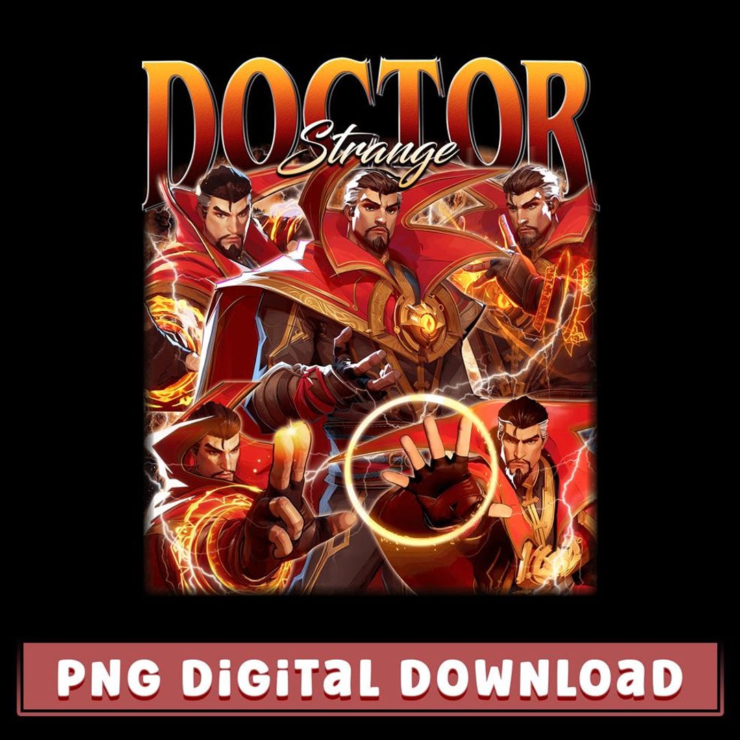 Dr Strange PNG, Vintage Doctor Strange Png, the Defenders Png, Stephen ...