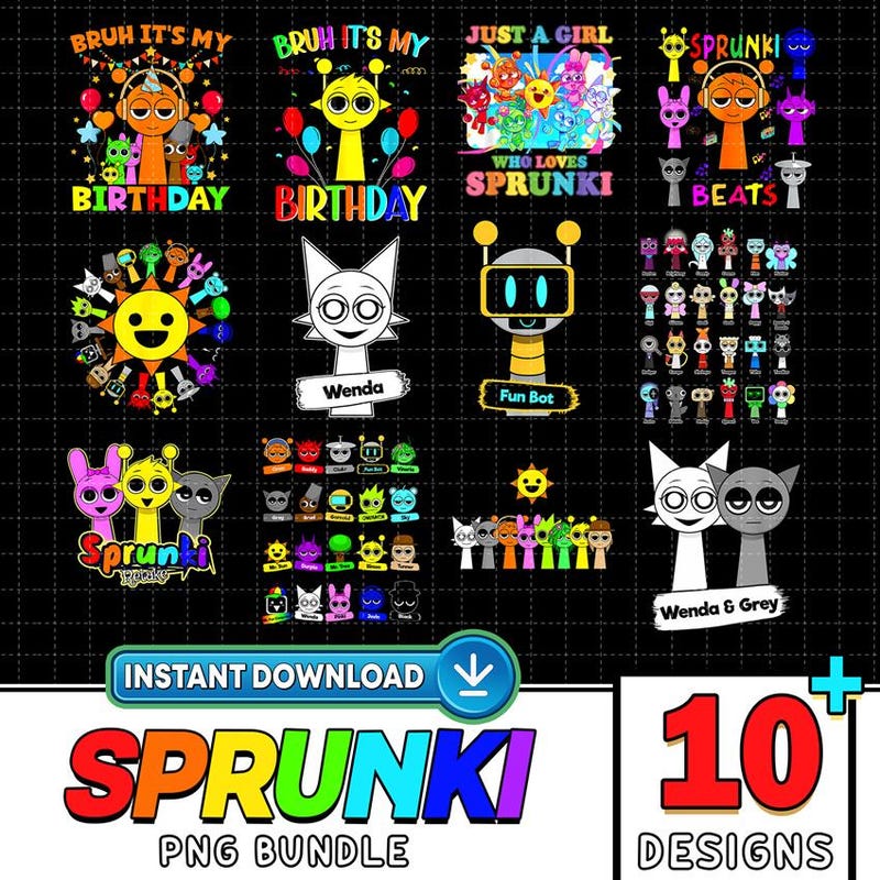 Sprunki Sticker - Etsy