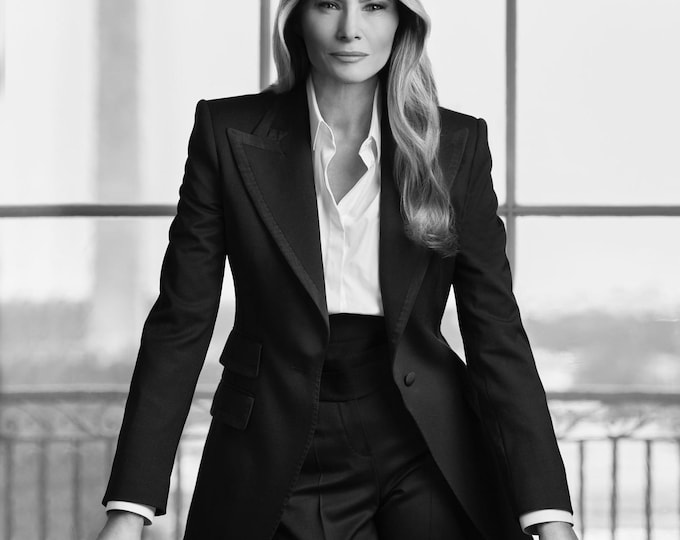 1st Lady Melania Trump Official Portrait 2025 16x20 Satin Paper - Etsy