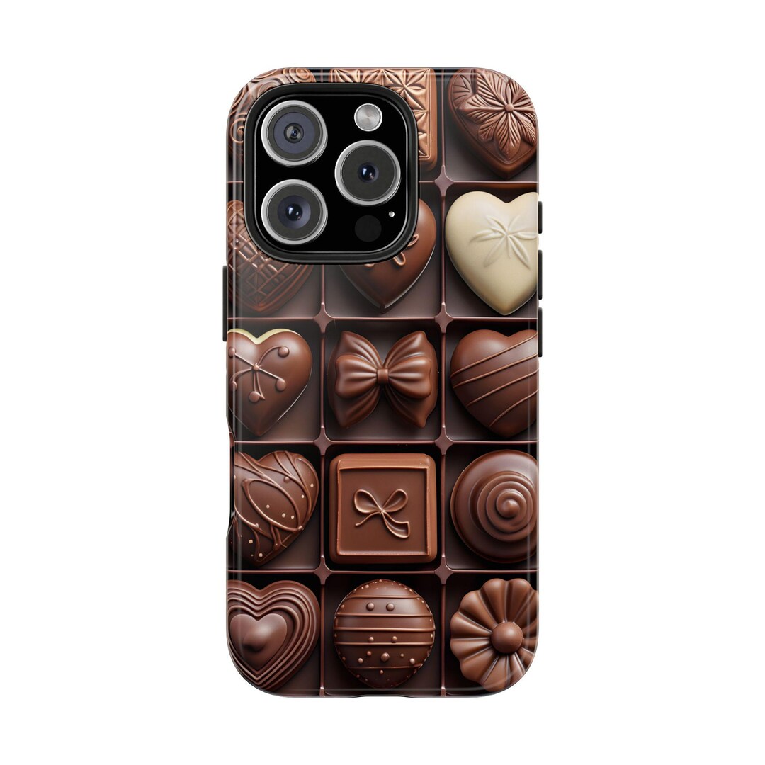 Valentine Day Box of Chocolates Design Phone Case Durable and Stylish ...