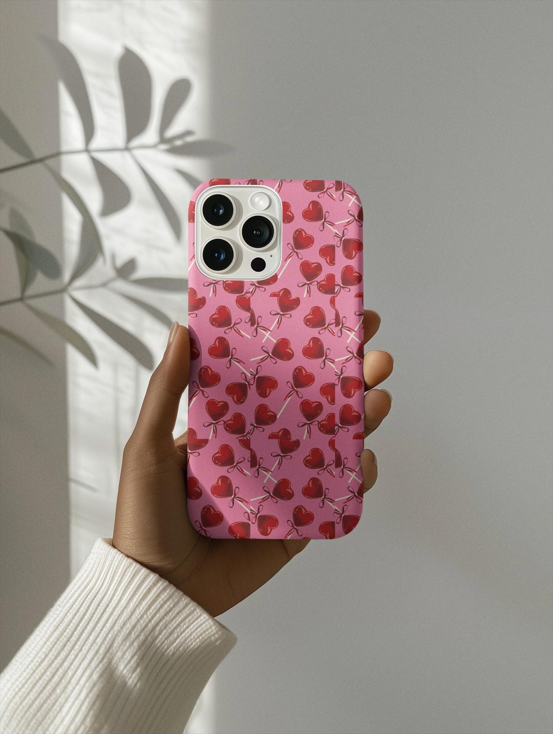 Candy Heart Lollipop Tough Phone Case - Protective Cover, Valentine's ...
