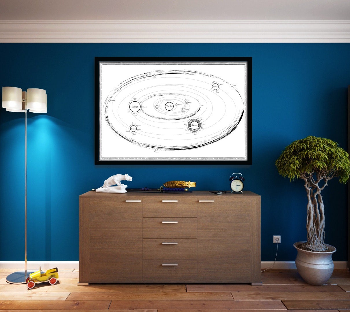 Solar System Printable Maps