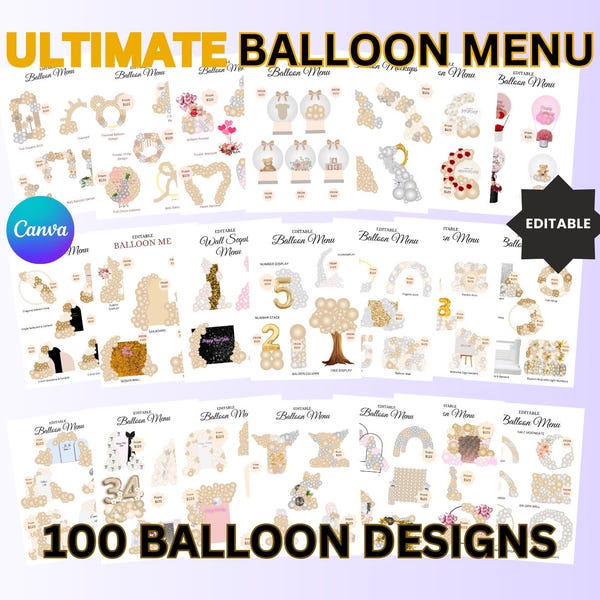 Baby Shower Menu Designs - Etsy