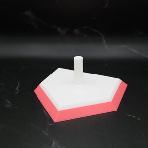 3D Printed Beer Bat Holder | Baseball Home Plate Stand for Beer Bats ...