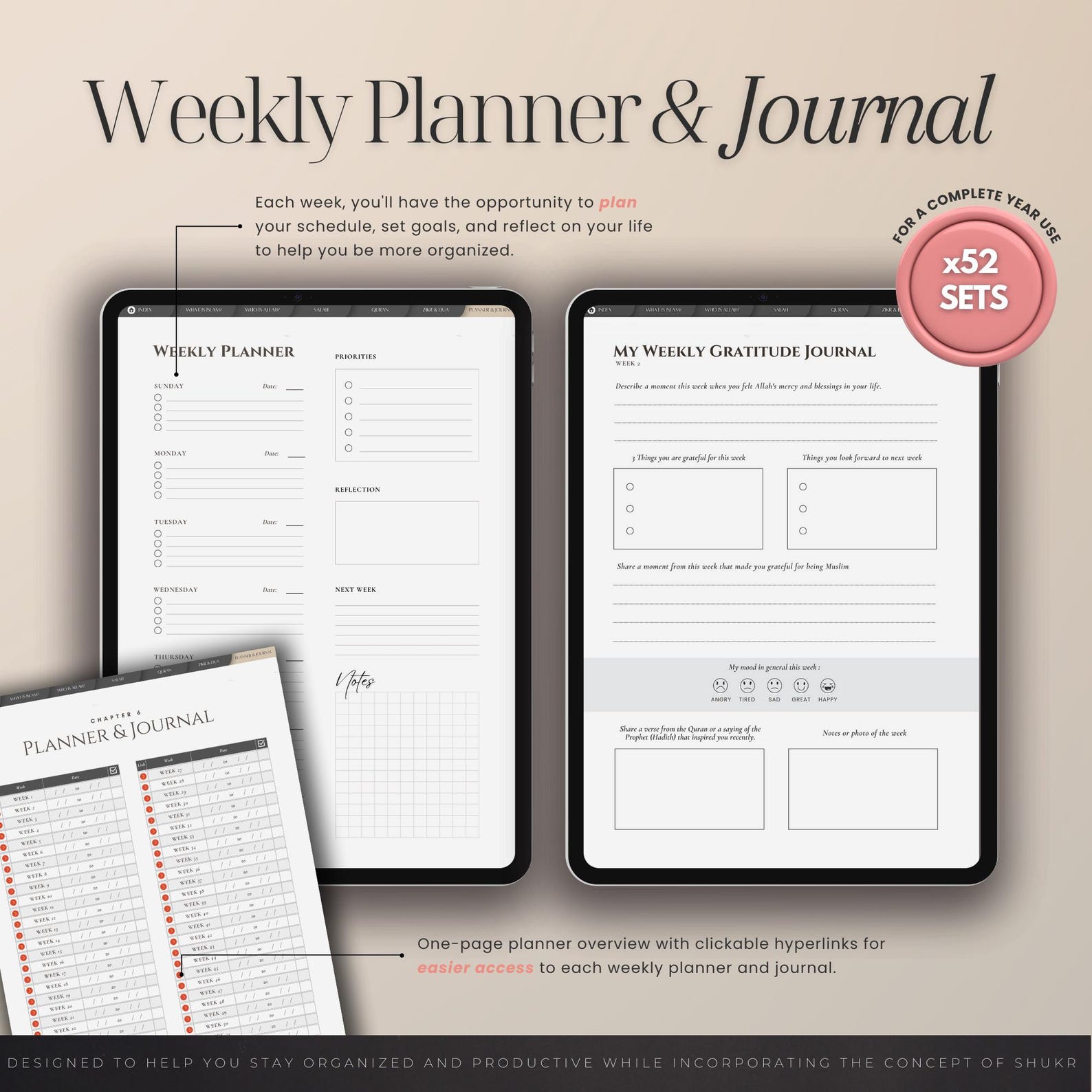 2025 My Muslim Journal | Road to Jannah Digital Planner for Goodnotes ...