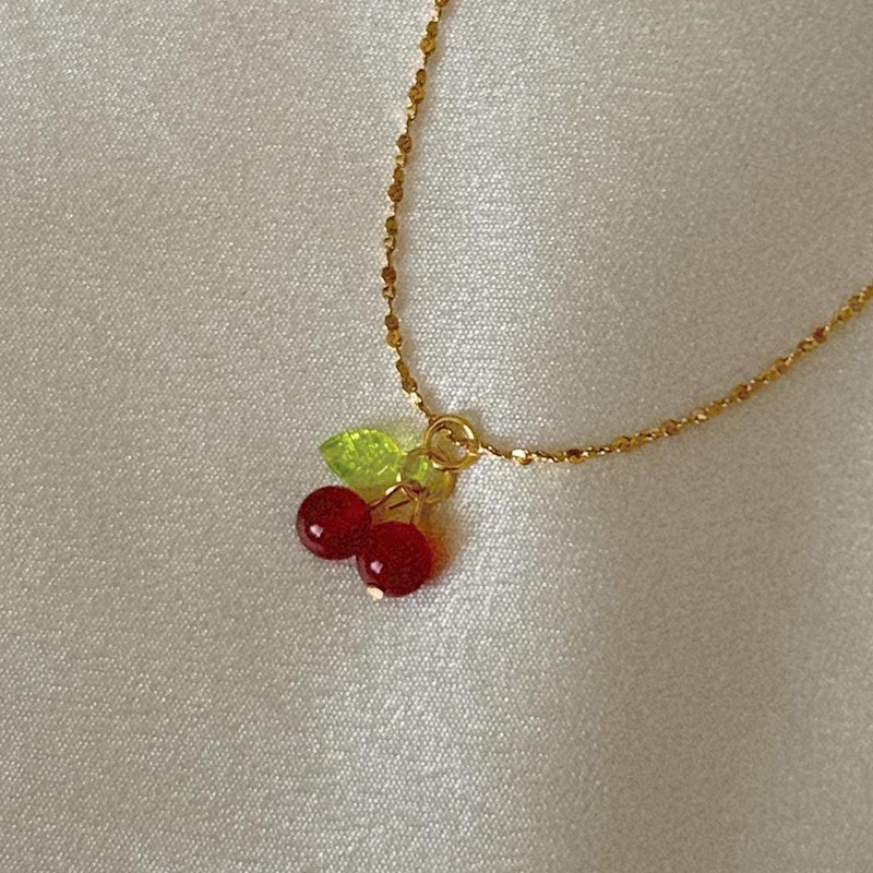 Cherry Tree Necklace - Etsy