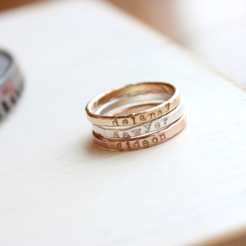 Name Ring - Etsy